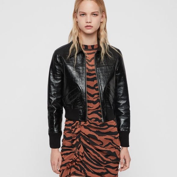 All Saints | Jackets & Coats | Nwt Rare Allsaints Pasco Ali Bomber Size ...